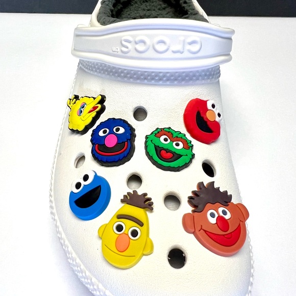 CROCS | Other | Sesame Street Friends Crocs Shoe Charms Set Of 8 | Poshmark